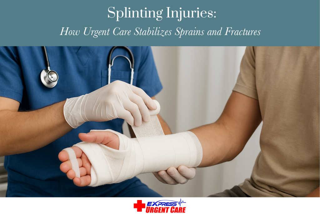 Splinting Injuries: How Urgent Care Stabilizes Sprains and Fractures ...